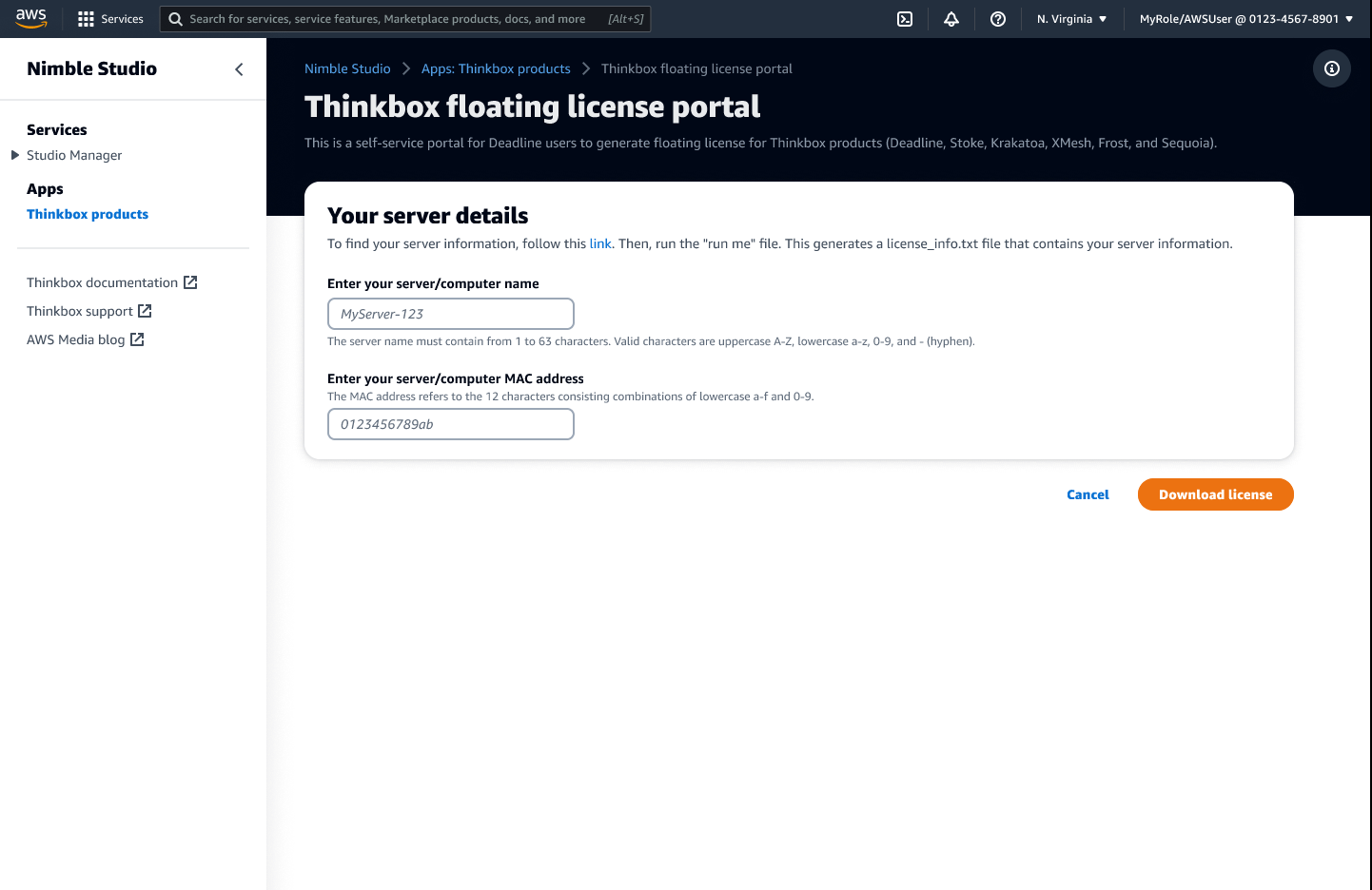 Floating License Portal — Deadline 10.3.2.1 documentation